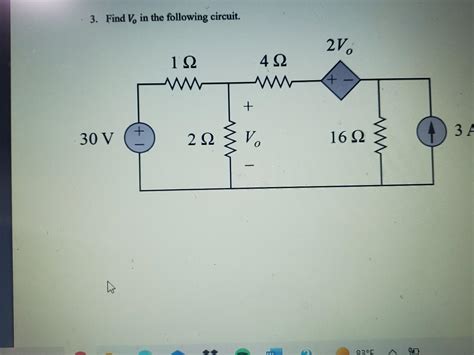 Solved 1 Identify Electrical Magnitudes Such As Voltage