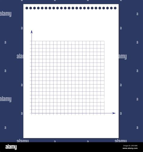 Grid Paper Mathematical Graph Cartesian Coordinate System With X Axis