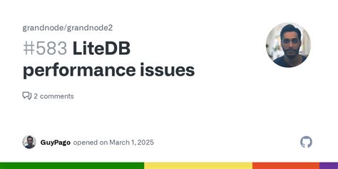 litedb performance issues · issue 583 · grandnode grandnode2 · github