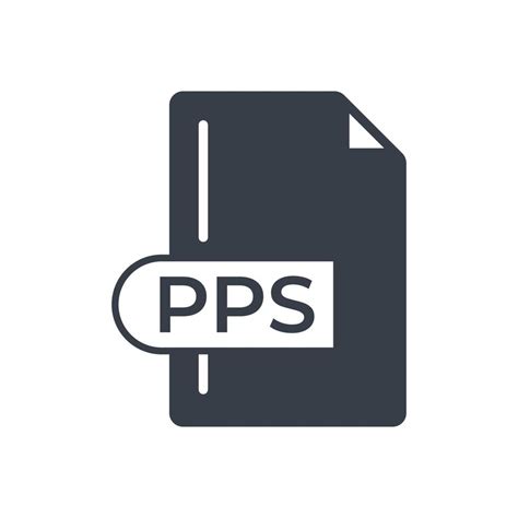 Pps File Format Icon Pps Extension Filled Icon 15426157 Vector Art At Vecteezy