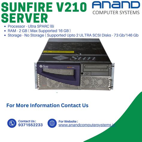Anand Computer Systems Pune On Linkedin Sunfirev210 Sunserver