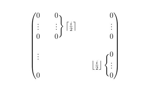 Brackets Array Curly Braces TeX LaTeX Stack Exchange