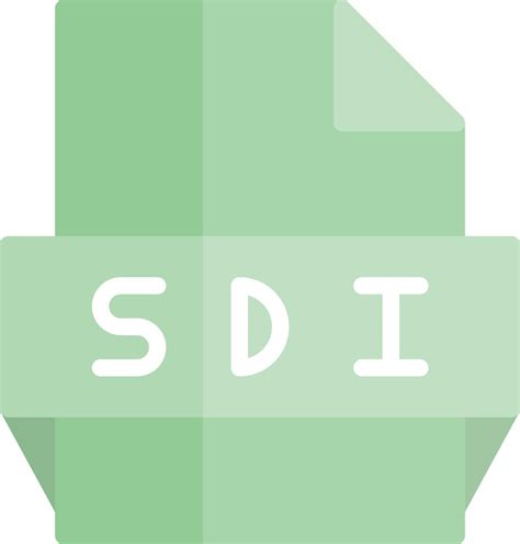 Sdi File Format Icon 15691936 Vector Art At Vecteezy