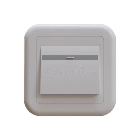Single Switch 3d Illustration Stock Illustration Illustration Of