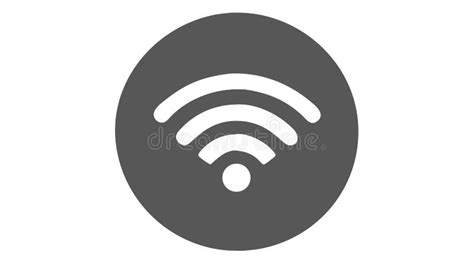 Wifi Wireless Signal Icon Network Connectivity Symbol Vector Vector Design Generative Ai Stock