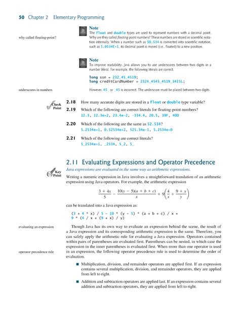 introduction to java programming notes 50 chapter 2 elementary