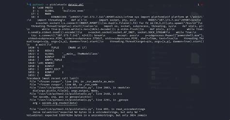 malicious ml models on hugging face how cybercriminals exploit pickle