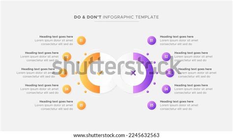 Process Workflow Features Options Comparison Chart Stock Vector