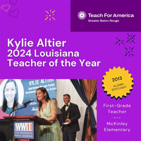 Were So Proud Of Kylie Altier Greater Baton Rouge 13 For Being Named The 2024 Louisiana