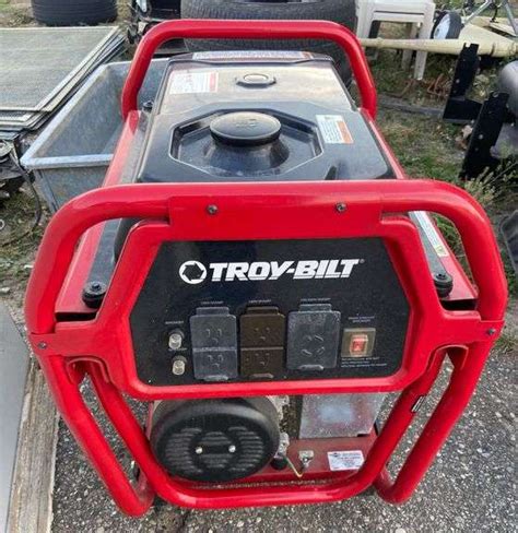 Troy Built Generator Sherwood Auctions