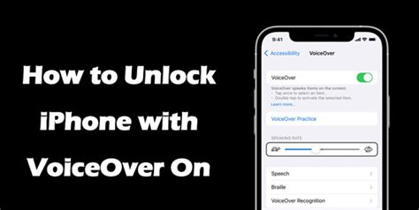 How To Unlock Iphone With Voiceover On Real Fix