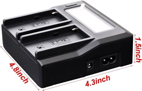 Quick Fast Dual LCD Display Battery Charger For LP E N LP E LC E E Canon EOS R R EOS D D