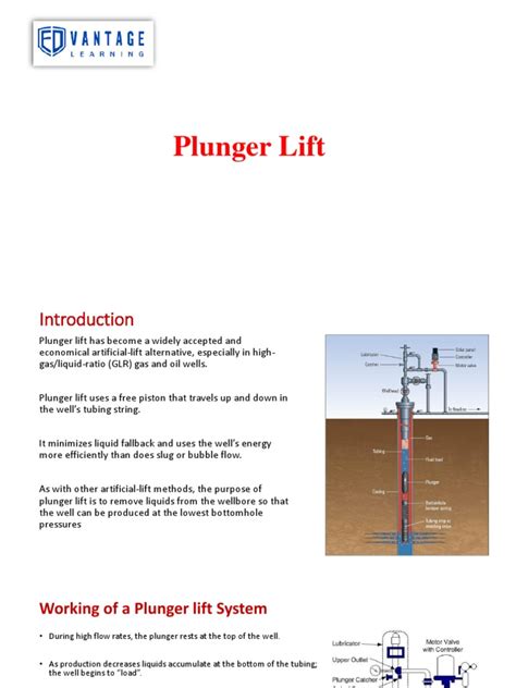 Plunger Lift Pdf Pump Physical Sciences