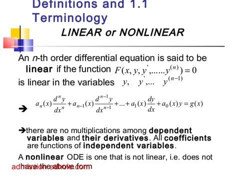 Is This Differential Equation Linear Or Non Linear R Askmath