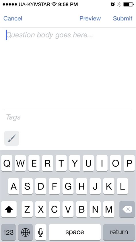 markdown toolbar view hides when press left arrows icon meta stack