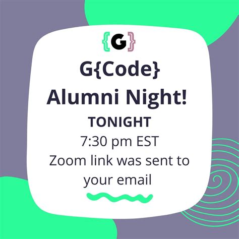 G Code On Linkedin Gcode Alumninight