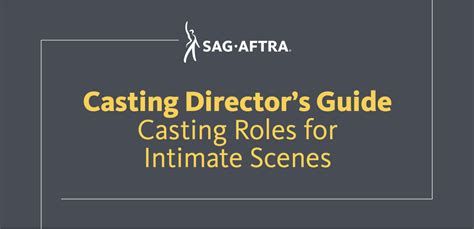 Casting Roles For Intimate Scenes The Reframe Resource