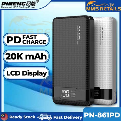 Original Pineng Powerbank Mah Pn Pd Power Bank Mah Pn Ultra Slim Quick Charge