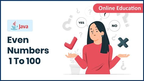 Java Program To Print Even Numbers From 1 To 100 Youtube