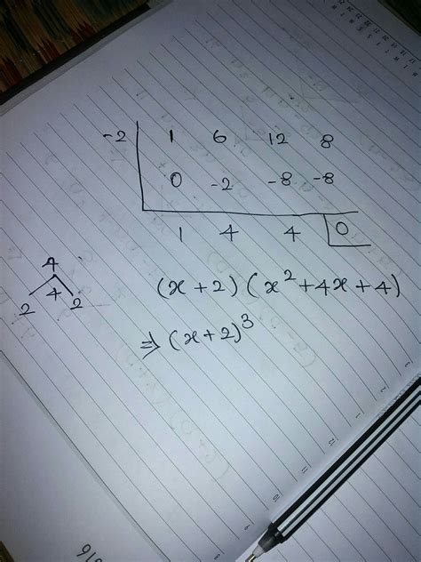 Factorise X 3 6x 2 12x 8