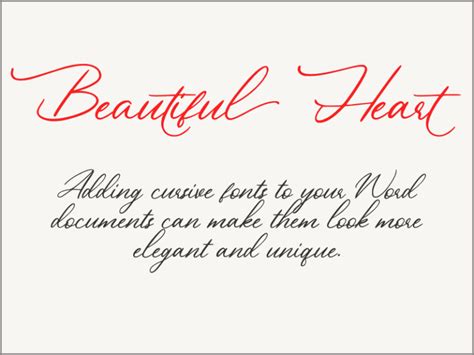 The Best Cursive Fonts for Word in 2024