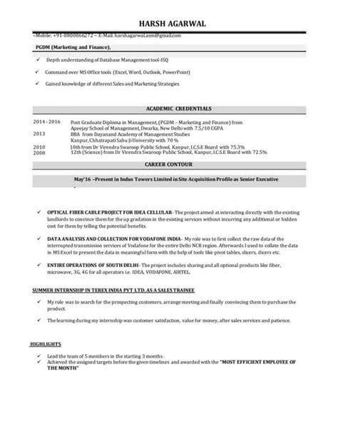 harsh agarwal updated resume docx business administration business