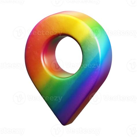 Serene Creative Colorful Spectral Mapping Symbol Isolated Graphic Premium 60473555 Png