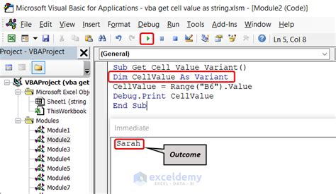 How To Get Cell Value As String Using Excel Vba 4 Easy Ways Exceldemy