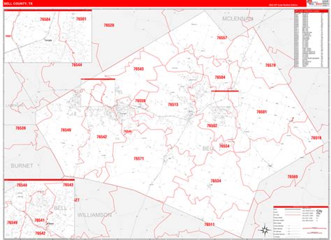 Maps Of Bell County Texas