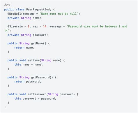 Java Bean Validation Blog De Kairós