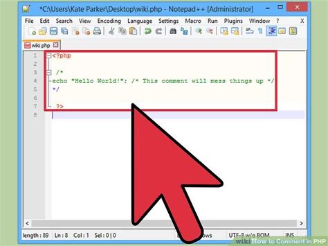 How To Comment In PHP With Pictures WikiHow