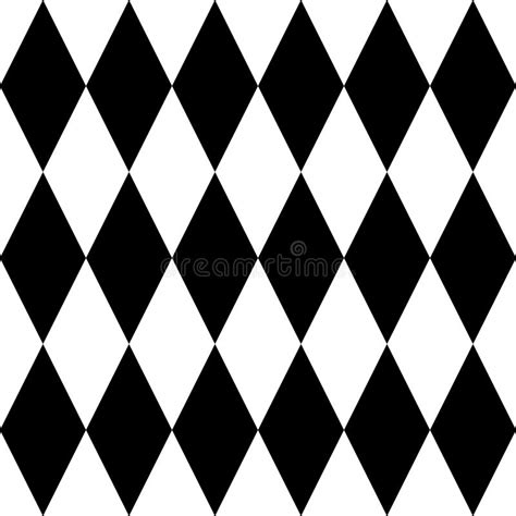 Tile Black And White Background Or Vector Patter Stock Vector