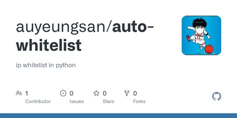 github auyeungsan auto whitelist ip whitelist in python