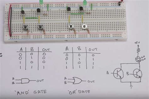 Examples Of Circuit Diagrams Translated Into Breadboard Layouts