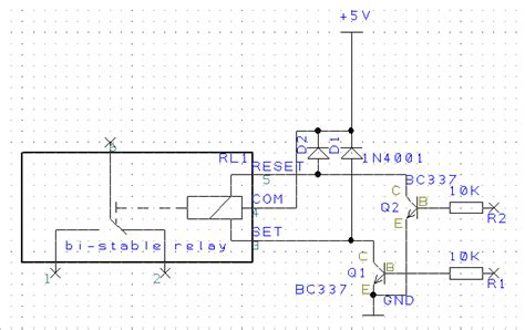 Dpdt Latching Relay Schematic
