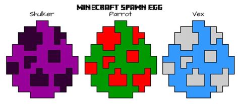 How To Decorate Minecraft Easter Eggs With Mob Chart Stlmotherhood