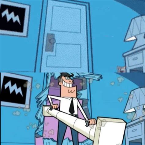 Timmy Turners Dad Battering Ram Blank Template Imgflip