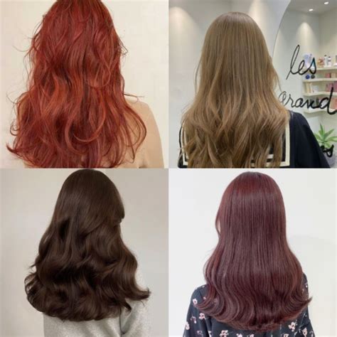 브라운 염색 종류 염색색상표밝은갈색 레드 오렌지 로즈 밤비 애쉬골드 네이버 블로그