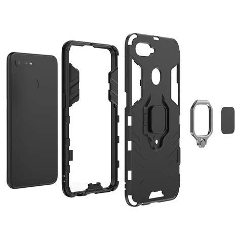 Slim Armour Tough Shockproof Case For Oppo Ax Black