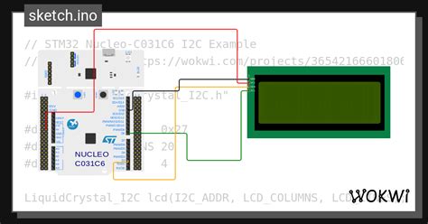 St Nucleo Lcd I2c Copy Wokwi Esp32 Stm32 Arduino Simulator