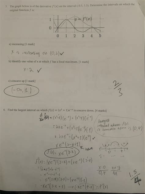 Calculus Derivatives And Curve Sketching Where Did I Go Wrong R