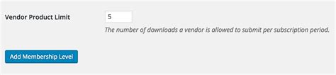 Vendor Limits For Easy Digital Downloads • John Parris