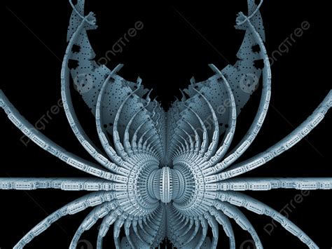 Fractal Spider Element Rendering Backdrop Fractal Photo Background And