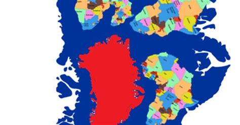 actual size of greenland vs africa imgur