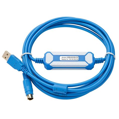 buy amsamotion gold plated interface usb sc09 fx plc programming cable