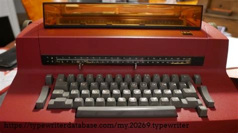 X IBM Selectric II On The Typewriter Database