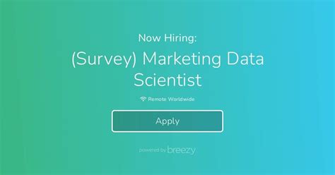 Gradient Metrics On Linkedin Survey Marketing Data Scientist At Gradient Metrics