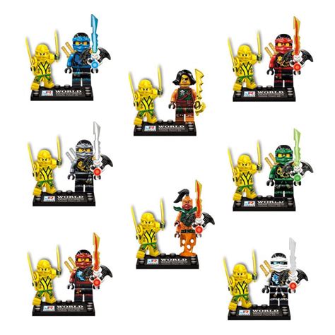 Ninjago Skybound Gold Pirate Minifigures Lego Compatible New Ninjago Set