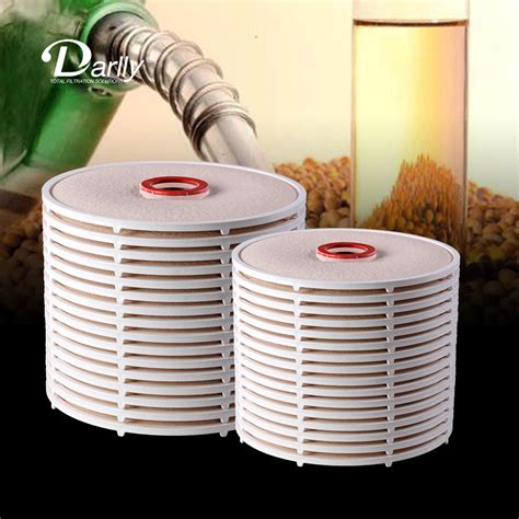 Factory 12inch 16 10 15 Micron Depth Lenticular Disc Filter Element For Industrial Biodiesel