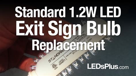 Led Exit Sign Replacement Bulb Kit At Norris Carrico Blog